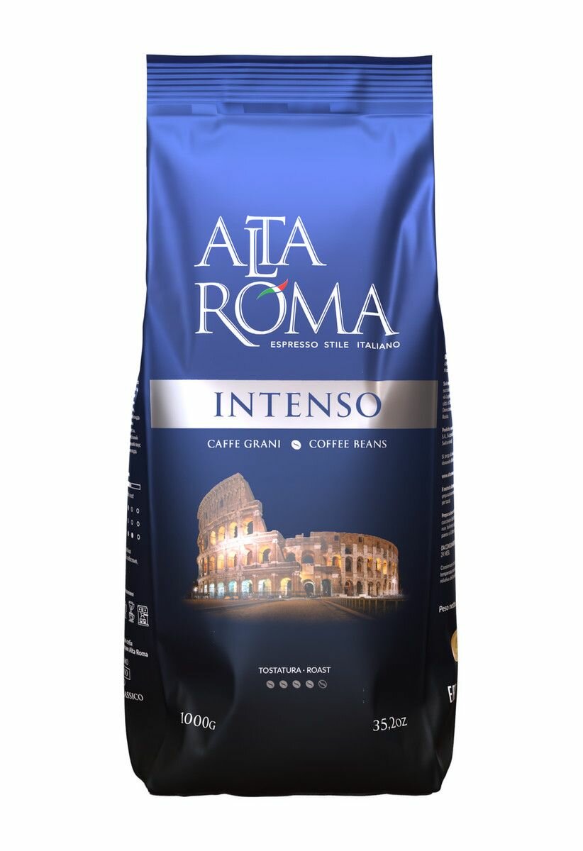 Alta Roma Кофе Intenso в зернах, 1 кг