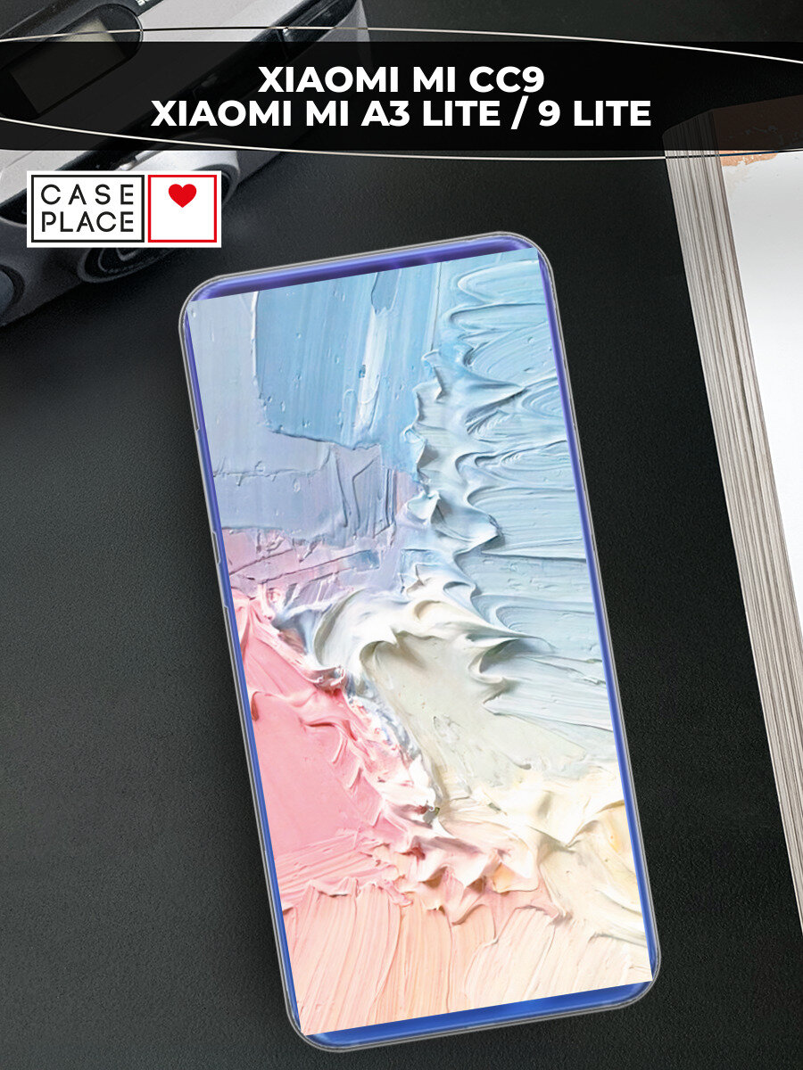 Чехол на Xiaomi Mi 9 Lite / Сяоми Ми 9 Лайт с принтом Фруктовое мороженное