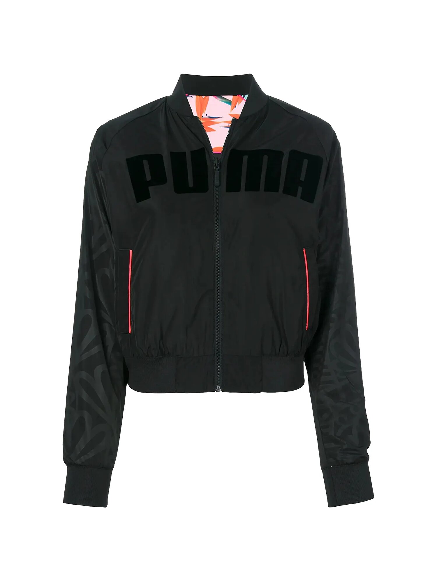 Куртка PUMA Reversible logo-print bomber jacket, размер XS
