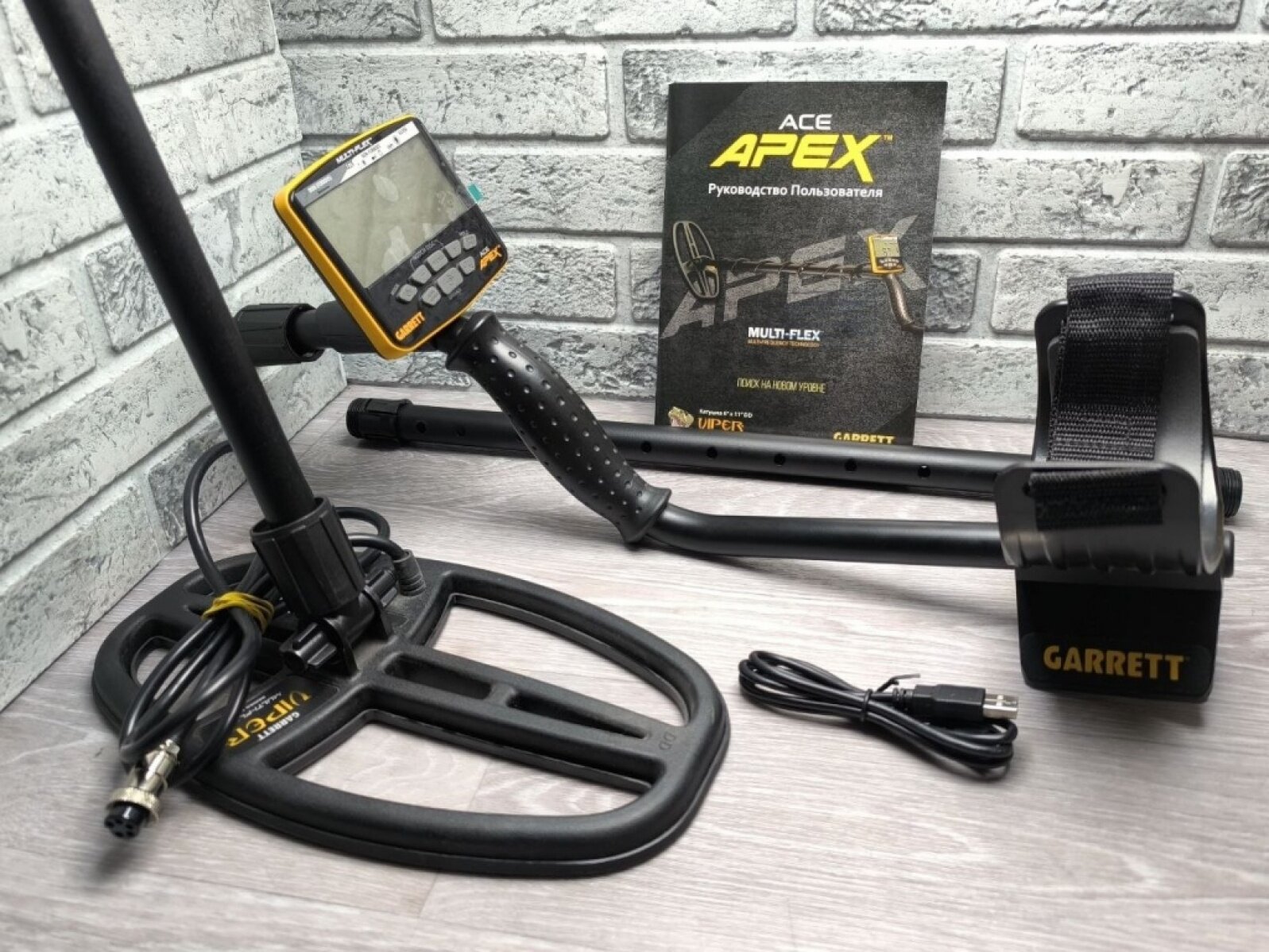 Металлоискатель Garrett ACE Apex 6Х11+MS-3