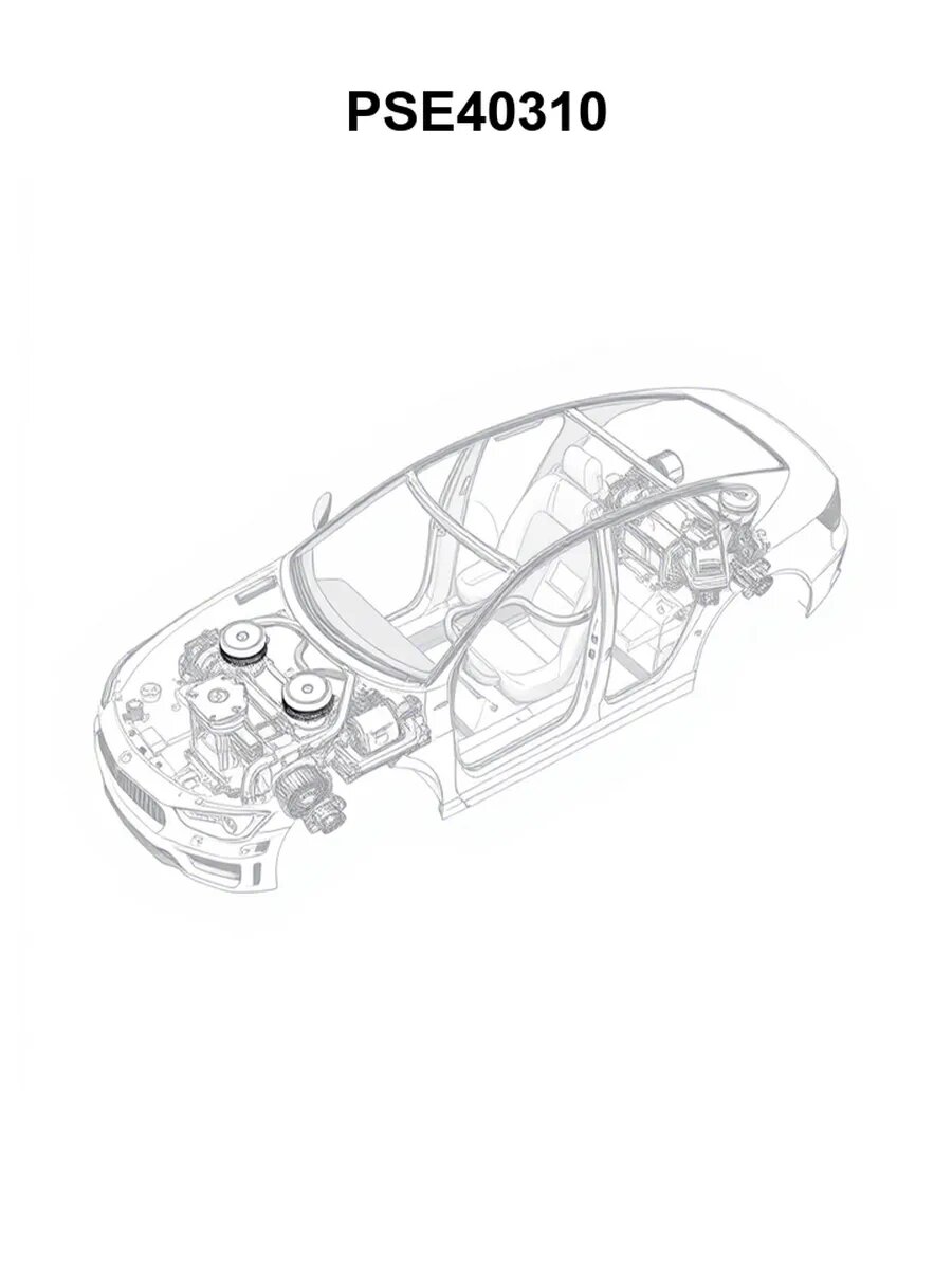 PSE40310, Опора амортизатора с PATRON