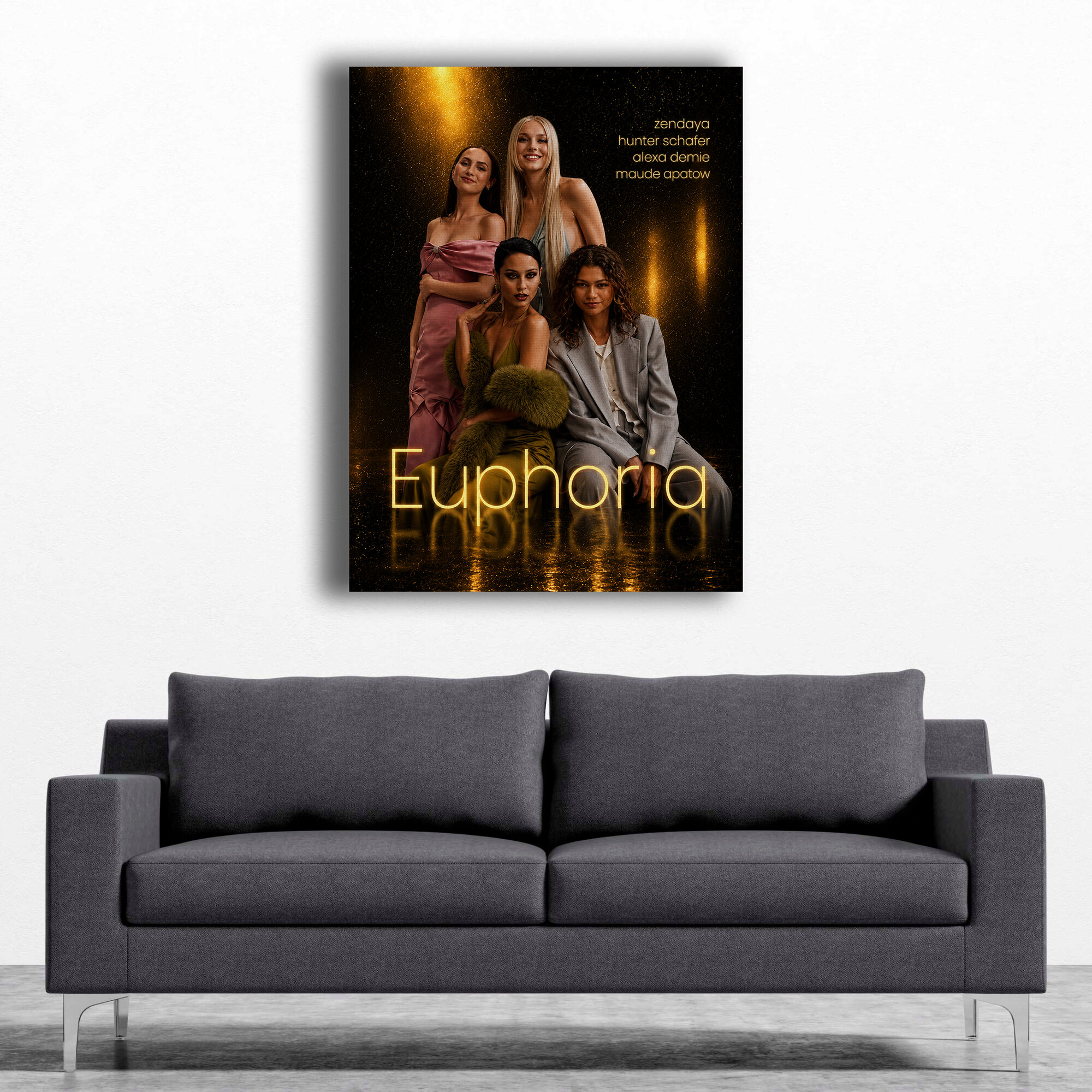 Картина на холсте Эйфория Euphoria Зендея Алекса Деми / 40*60