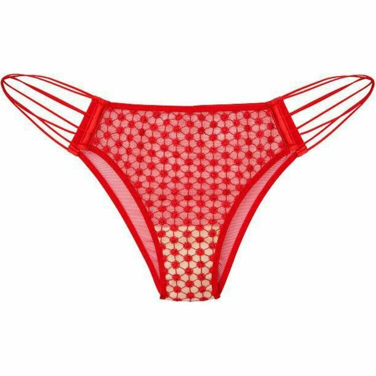Трусики-стринги женские Victoria's Secret VERY SEXY, красные, XS EU