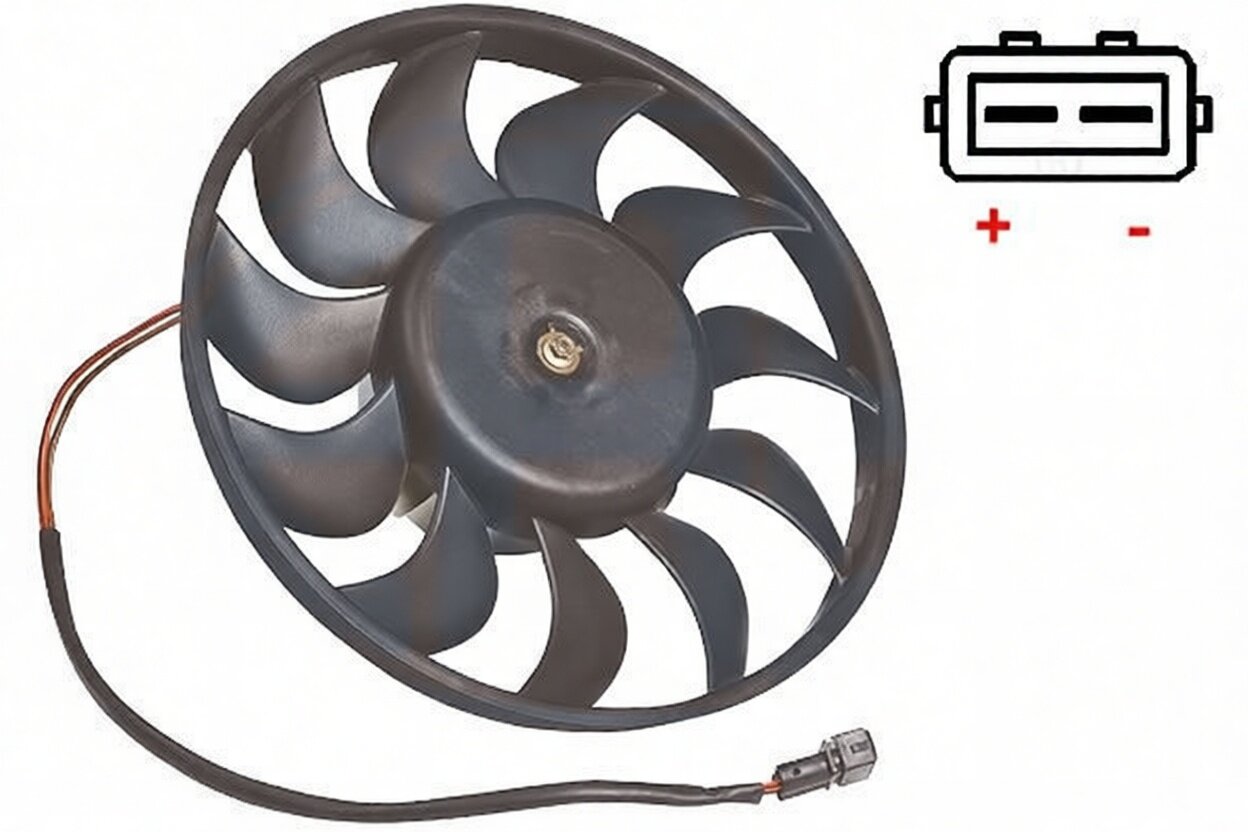 Вентилятор радиатора двигателя VW T4 352044 Era арт. 352044