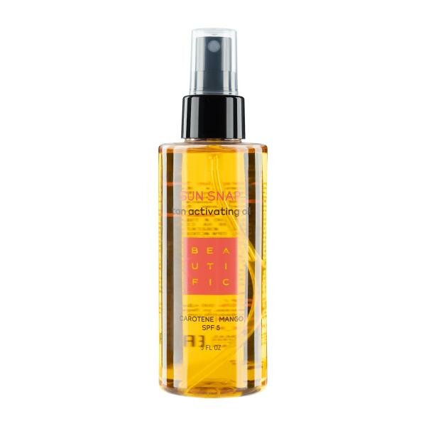 Масло для тела Beautific Sun Snap для интенсивного загара SPF5 150мл