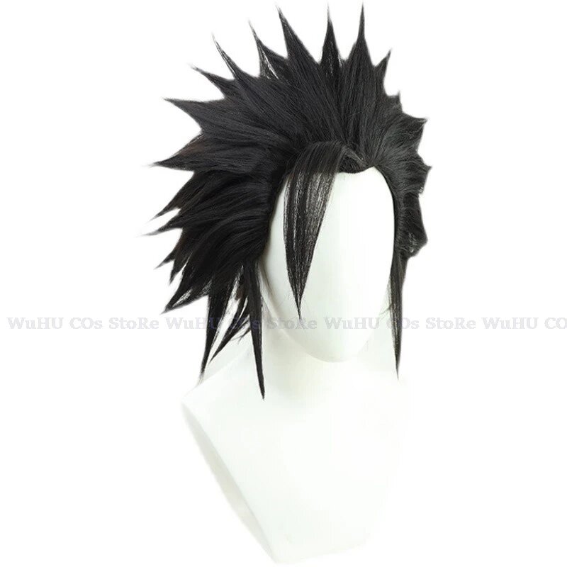 Косплей костюм Zack Fair из Final Fantasy VII Черный, L, wig