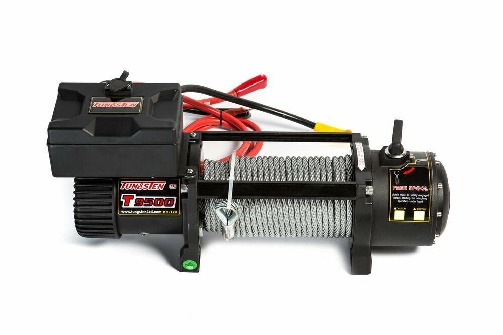 Лебедка Tungsten для внедорожника T9500 4310 кг, металлический трос