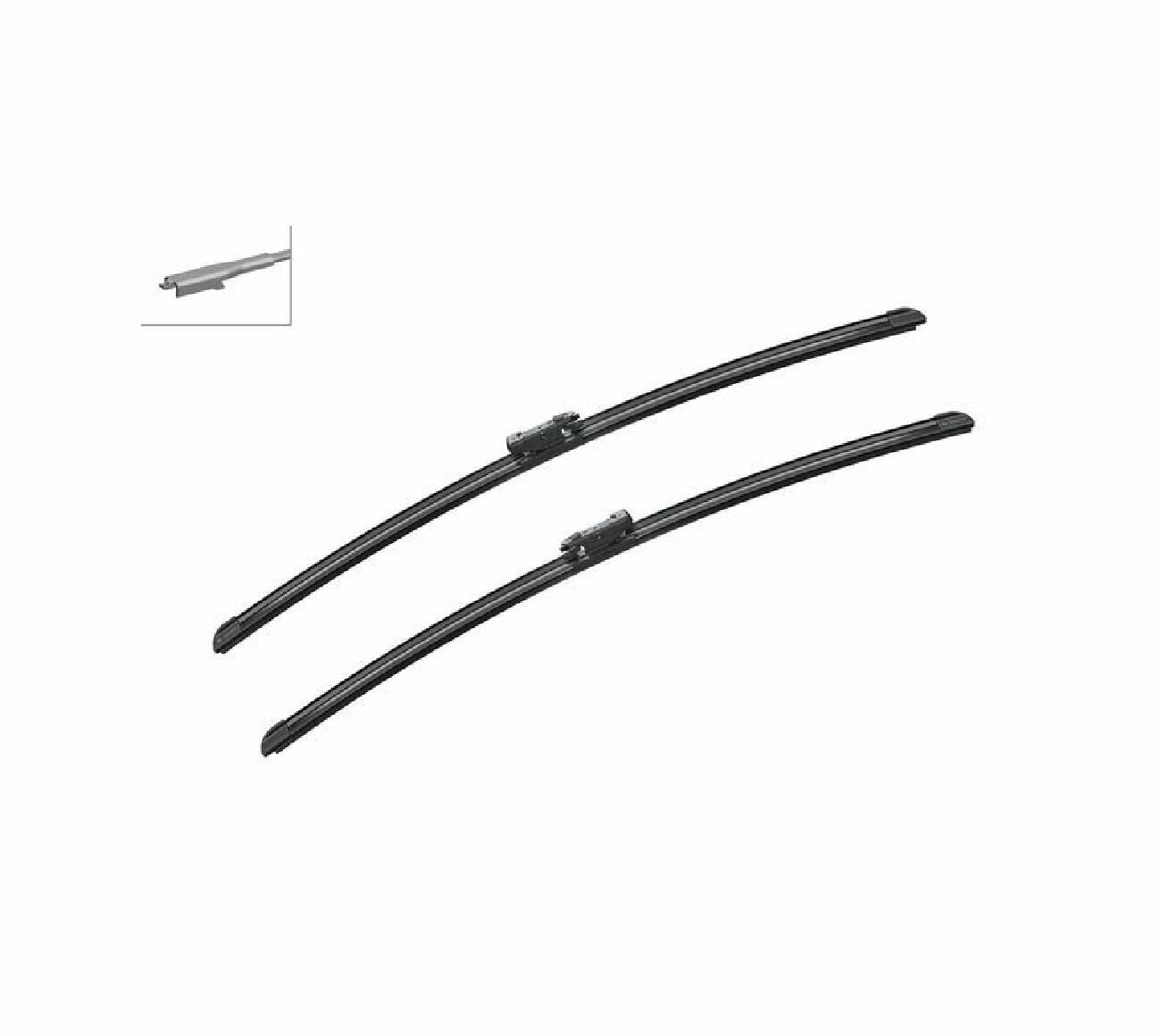 Щетки стеклоочистителя бескаркасные Aerotwin 650/650мм крепление Pinch Tab, BOSCH 3397007099