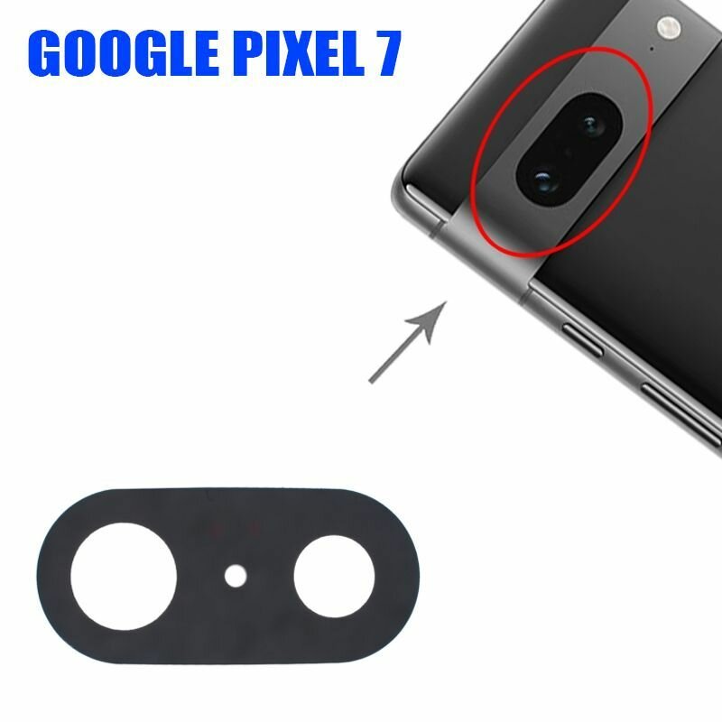 Стекло задней камеры для Google Pixel 7 - для замены - 1шт