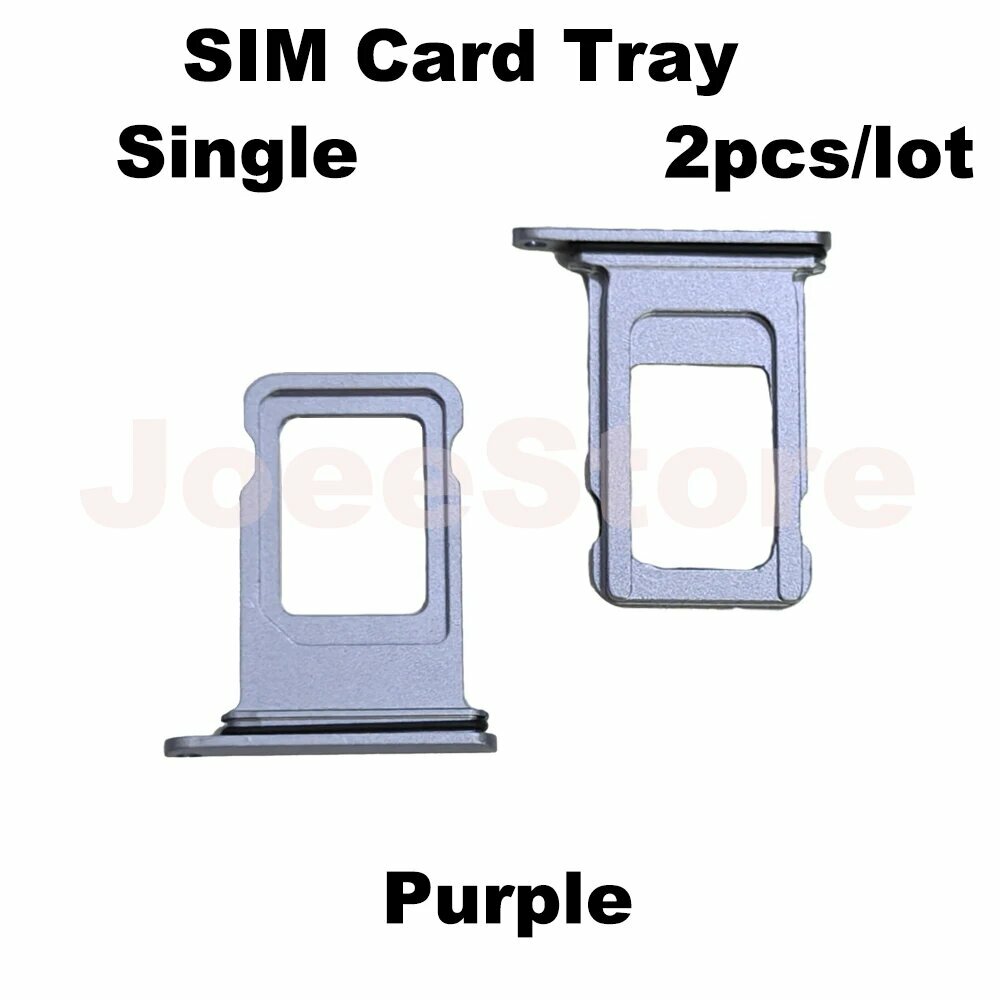 2 шт. лотки для SIM-карт для iPhone 11, адаптер для одной/двух SIM-карт, держатель для чипов, запасные части