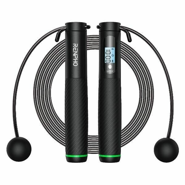 Спортивная скакалка RENPHO Smart Jump Rope 2 R-Q008 с 2 сменными насадками