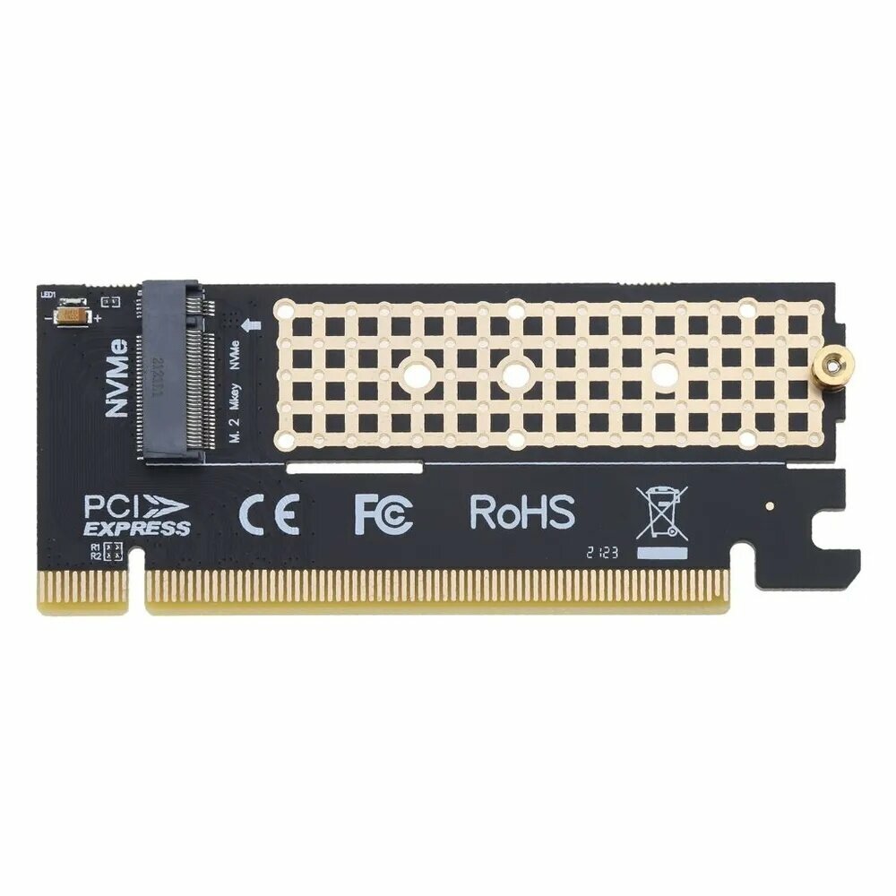 Переходник PCIE 3.0 на M2 PCI-e X16 Хост-контроллер Nvme SSD Карта расширения