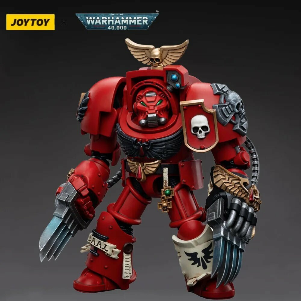 Подвижная фигурка JOYTOY Warhammer 40K Blood Angels Assault Terminators Brother Nassio