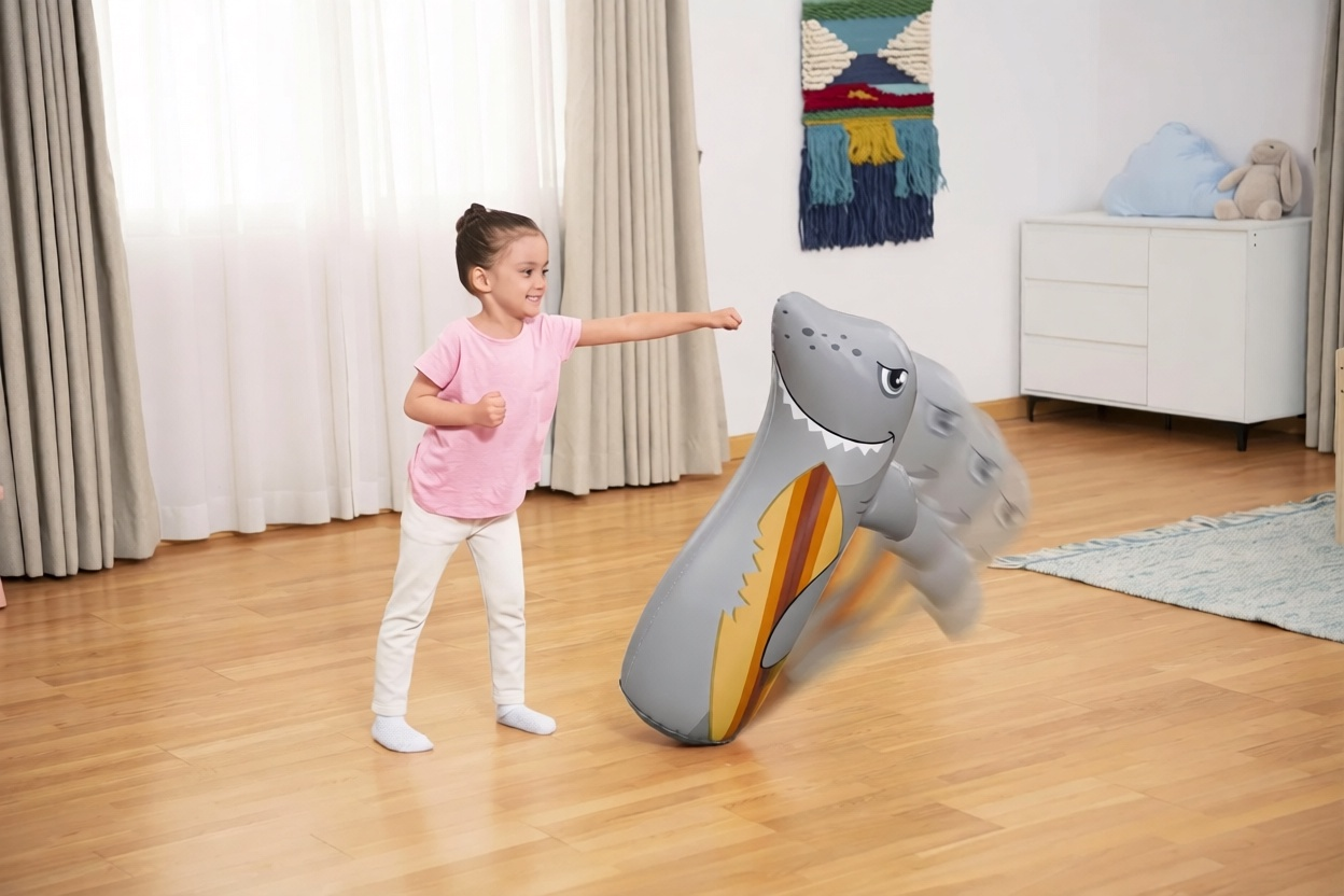 Надувная игрушка-неваляшка Bestway 52152, 89см "Животные" от 3 лет