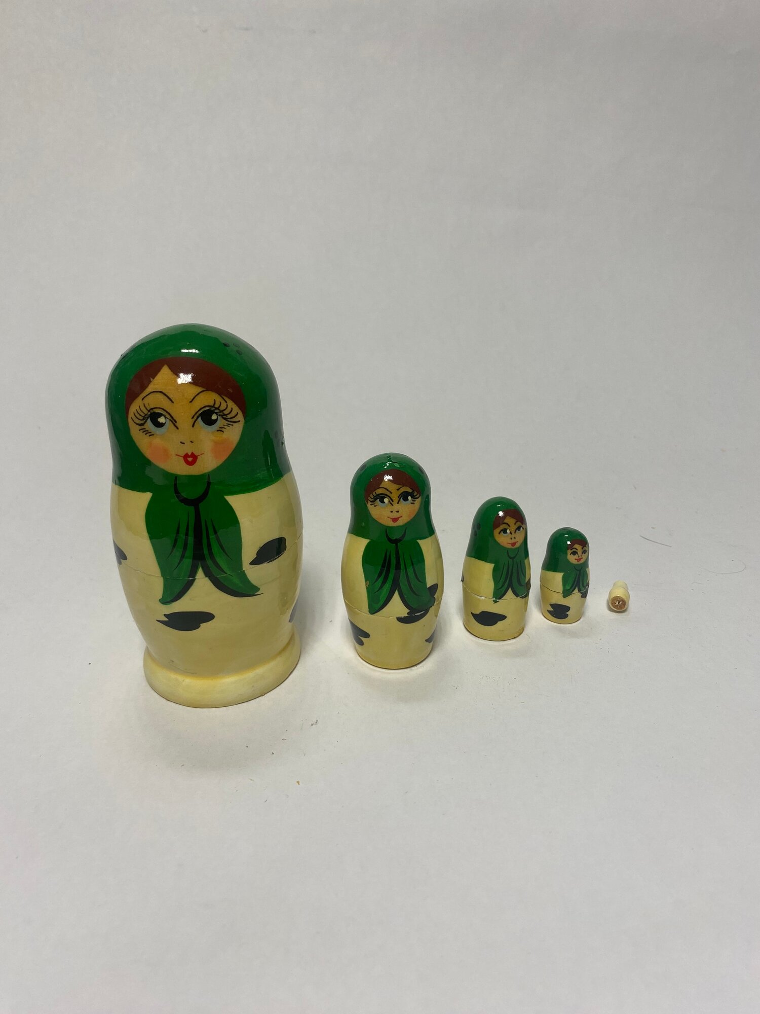 Матрешка "русская березка" 5 кукол , Нижний Новгород, деревянная, ручная роспись.