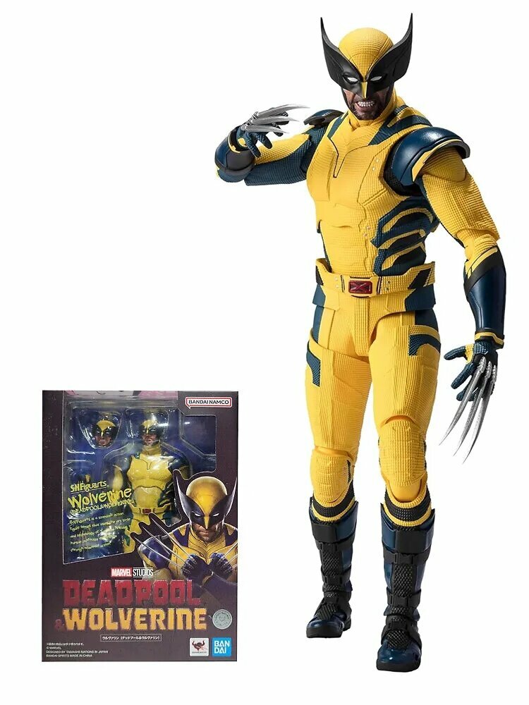 Экшн Фигурка Bandai S.H.FIGUARTS, Росомаха, (фильм DEADPOOL & WOLVERINE), SHF