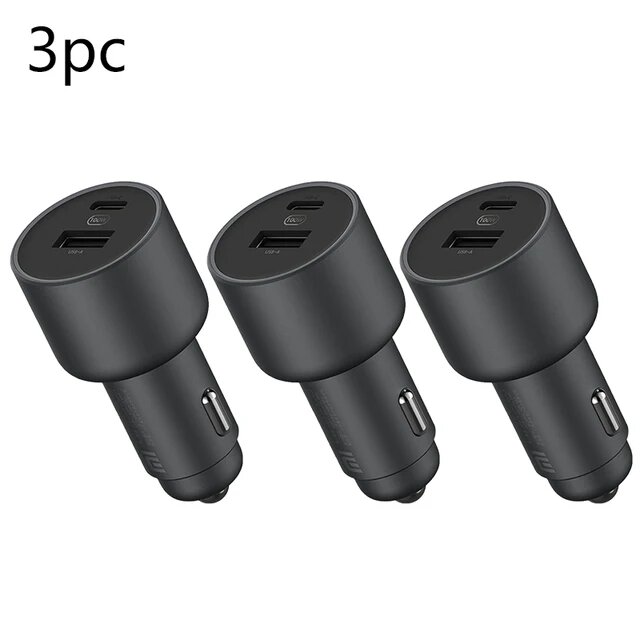3шт автомобильное зарядное устройство USB-C