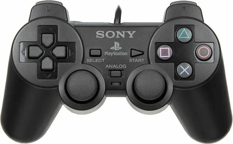 Проводной контроллер Dualshock 2 для PS 2 (черный )