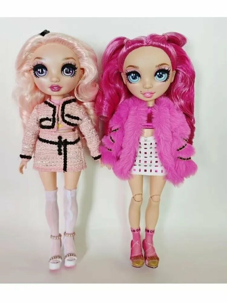 2 кукол Rainbow High Junior High, куклы-принцессы, перевыпуск для коллекции без оригинальной коробки