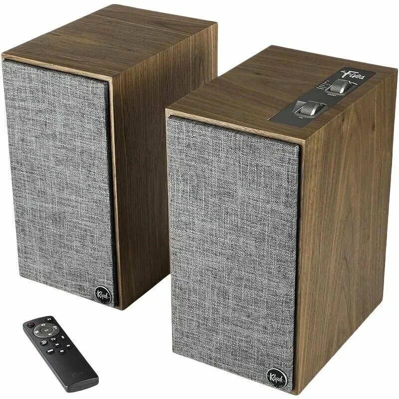 Активный динамик Klipsch "The Fives", беспроводной, Bluetooth, коричневый