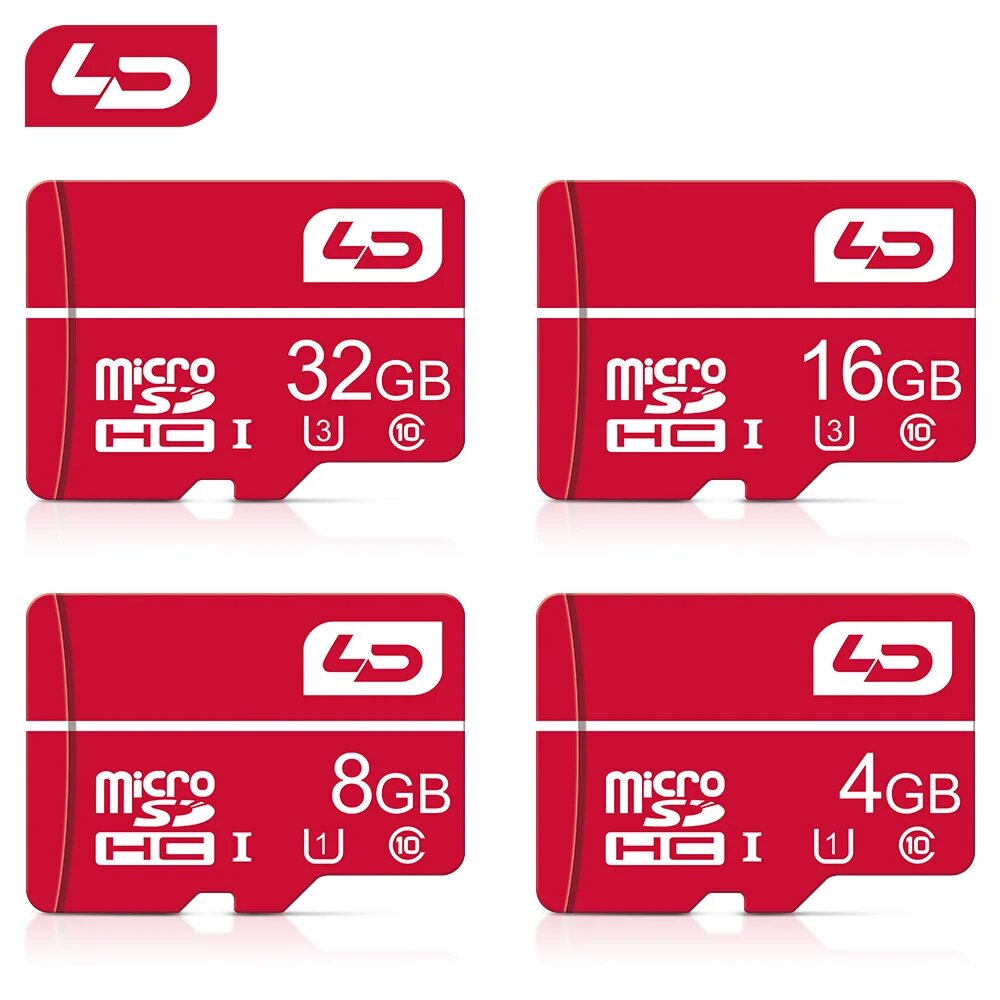 LD Micro SD карта памяти 4GB Class 10