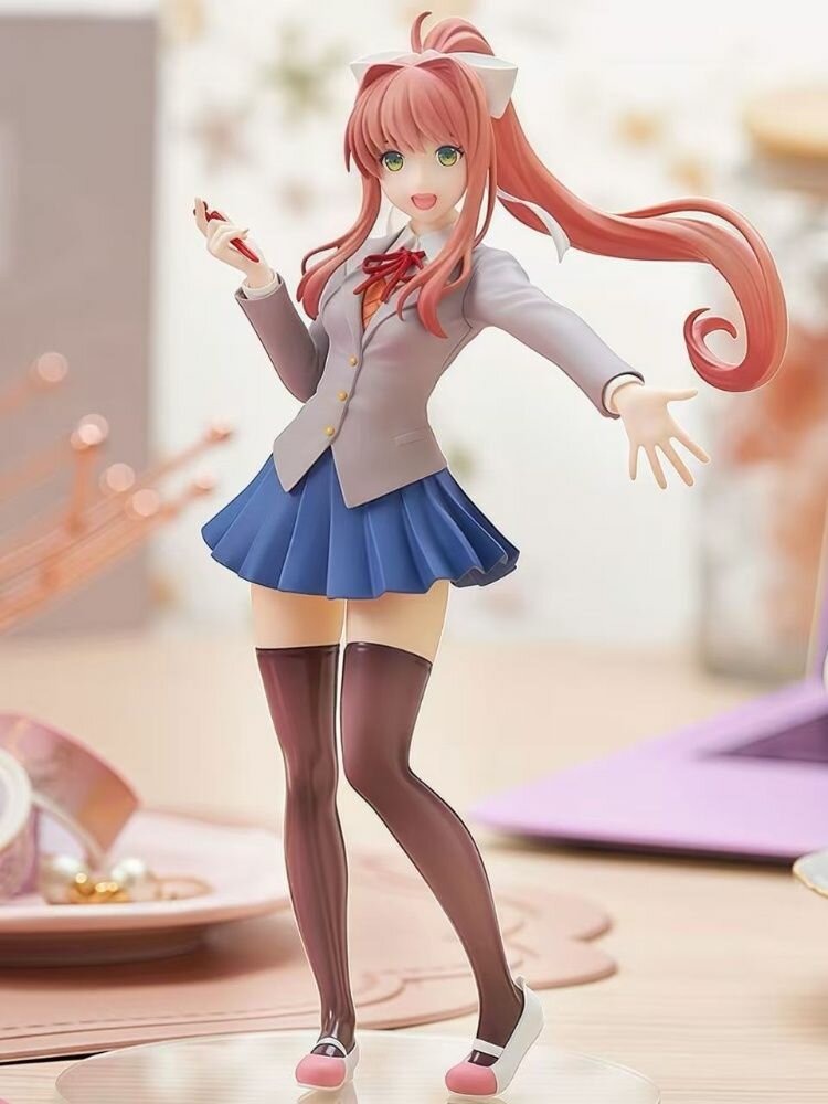 Фигурка Доки Доки Литературный Клуб Моника / Doki Doki LiteratureClub Monika подарок для фаната (18 см)