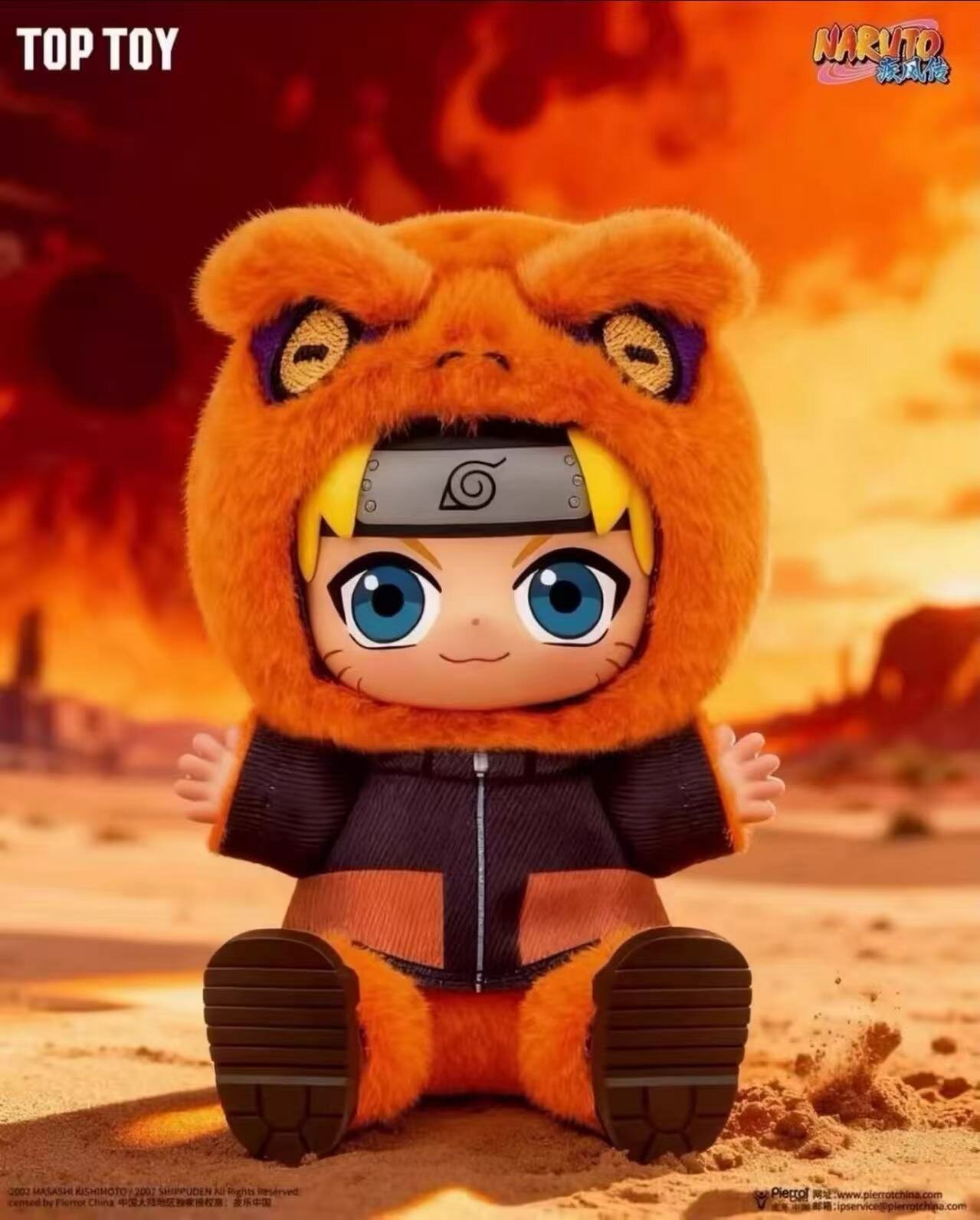 Горячая оригинальная фигурка Shippuden 2-го поколения, слепая коробка, милый зверь, серия сидящих фигурок для вечеринки