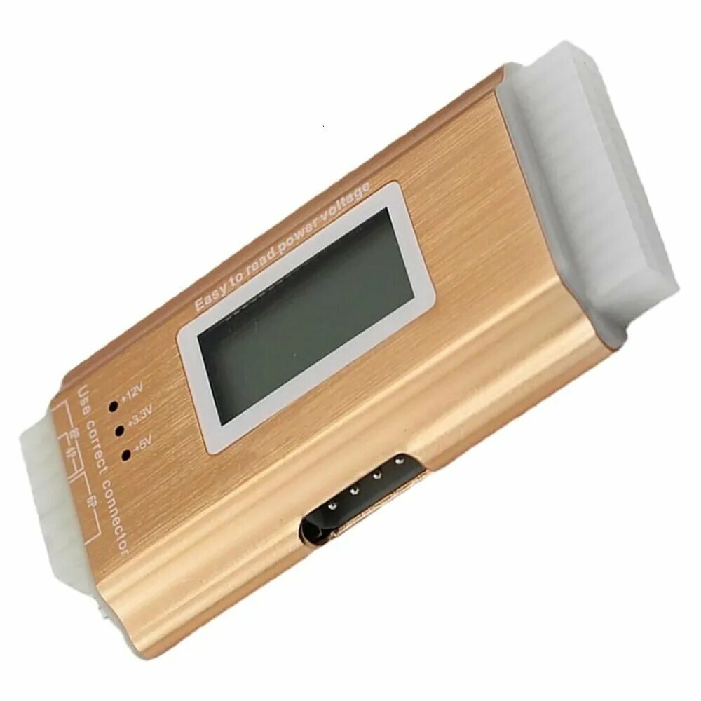 Тестер блоков питания компьютера с LCD-дисплеем для проверки напряжения на материнских платах