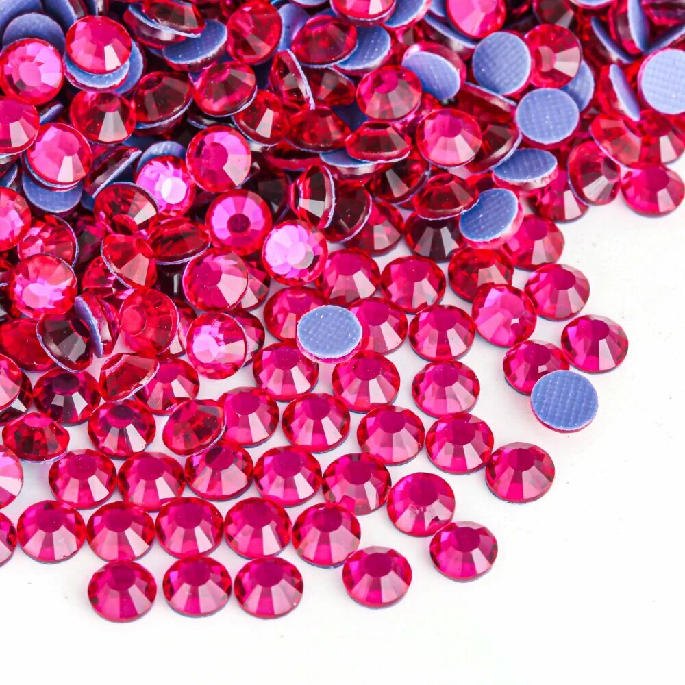 MollBii Red Series стеклянные кристаллы для горячей фиксации 1440 шт.