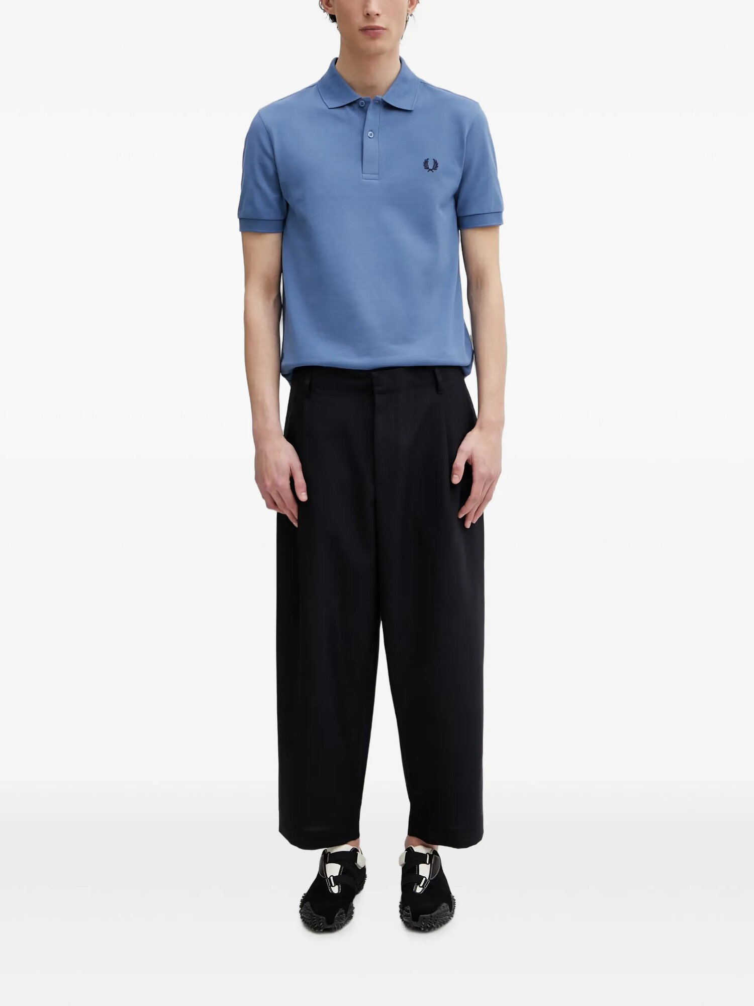 Рубашка FRED PERRY Embroidered-logo polo shirt
