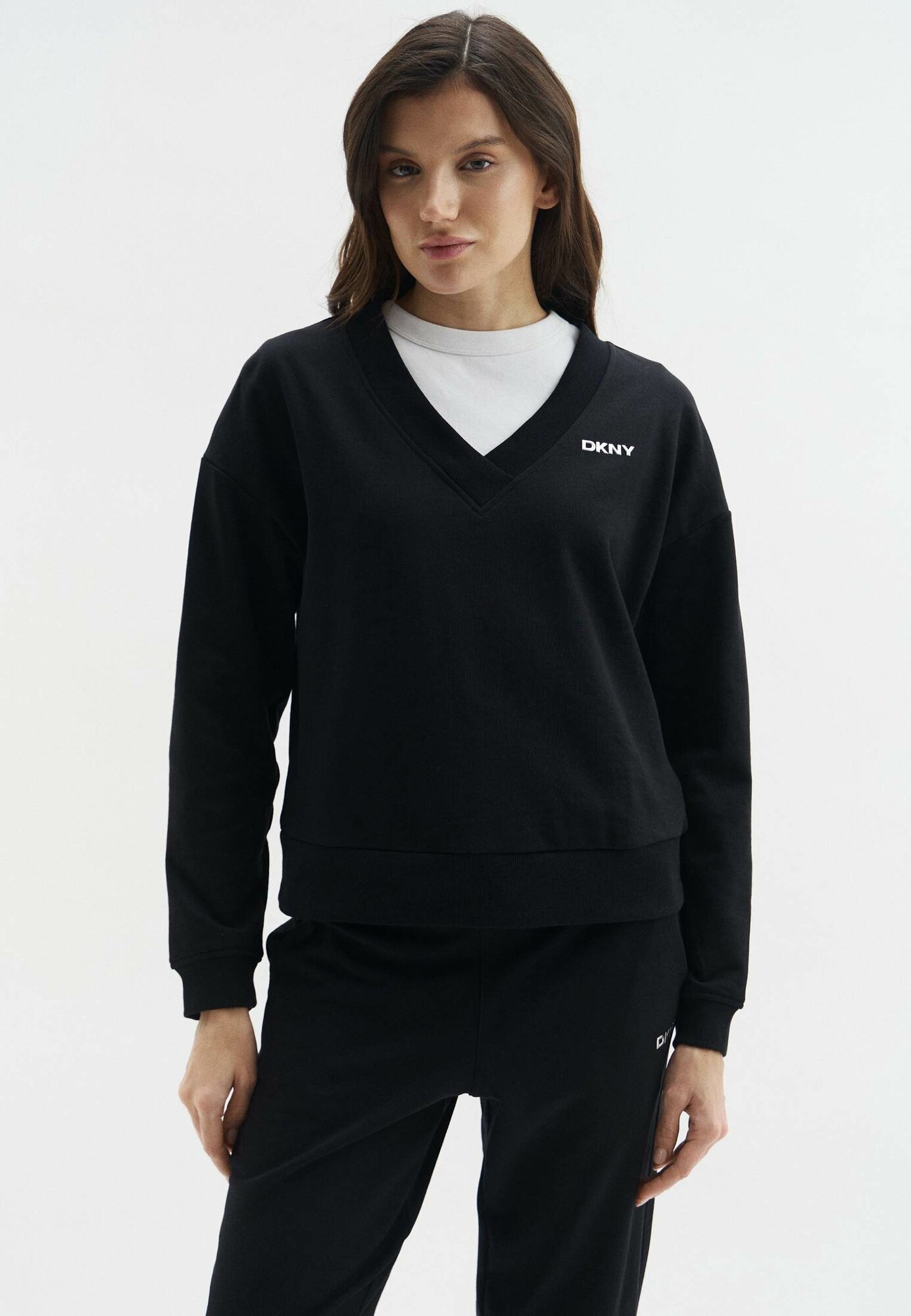 Толстовка DKNY, размер XL, , черный