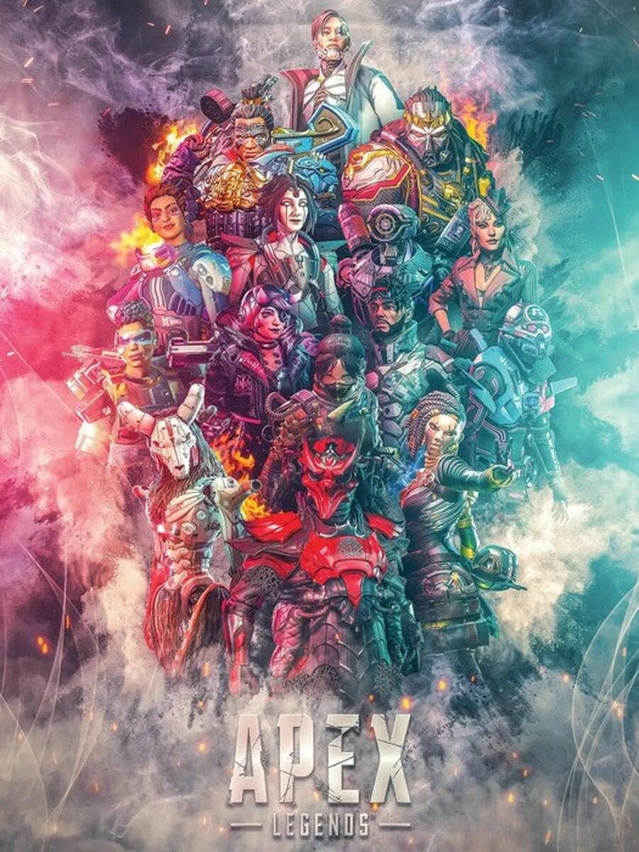 Постер для интерьера на стену (40х50 см). Игра Apex Legends