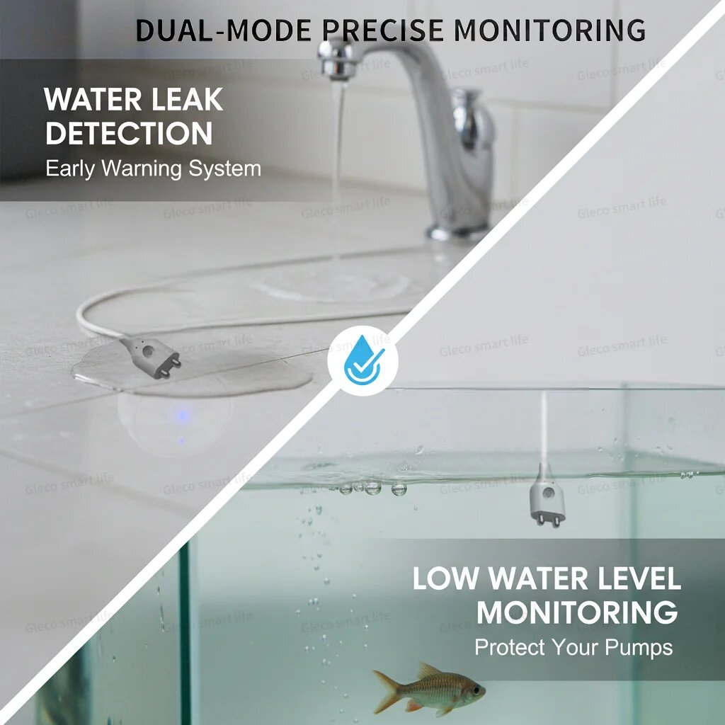 Датчик протечки воды ZigBee 1PCS — фото 1