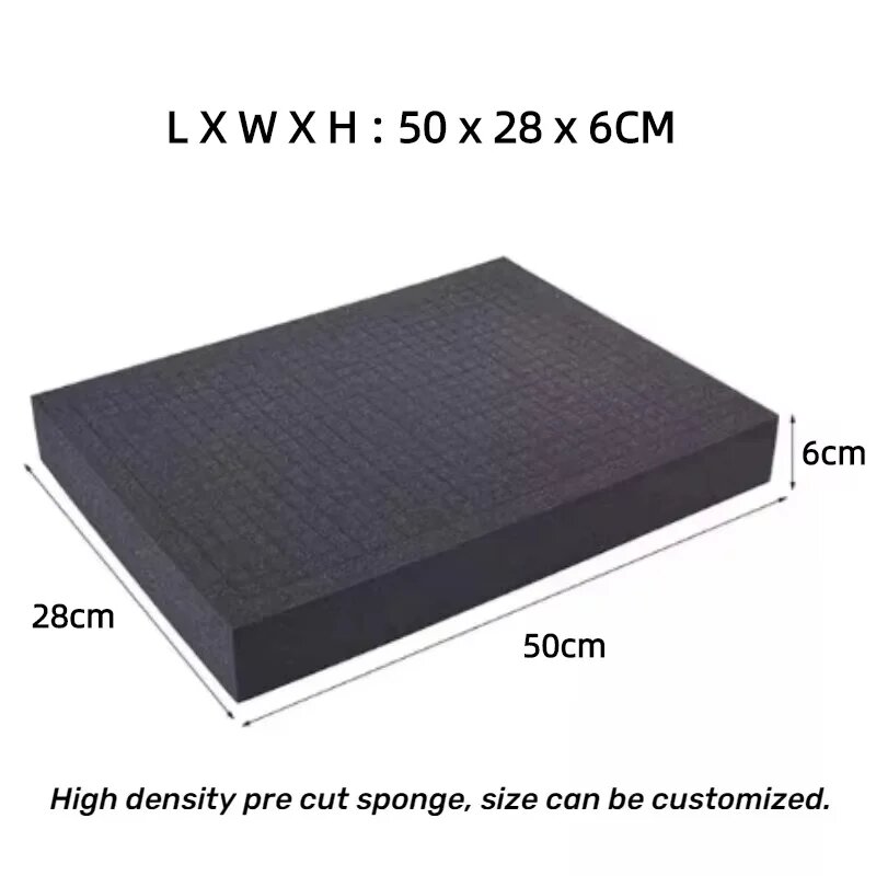 DUTRIEUX Ящик для инструментов с пенопластовыми вкладками 1PC 50x28x6cm