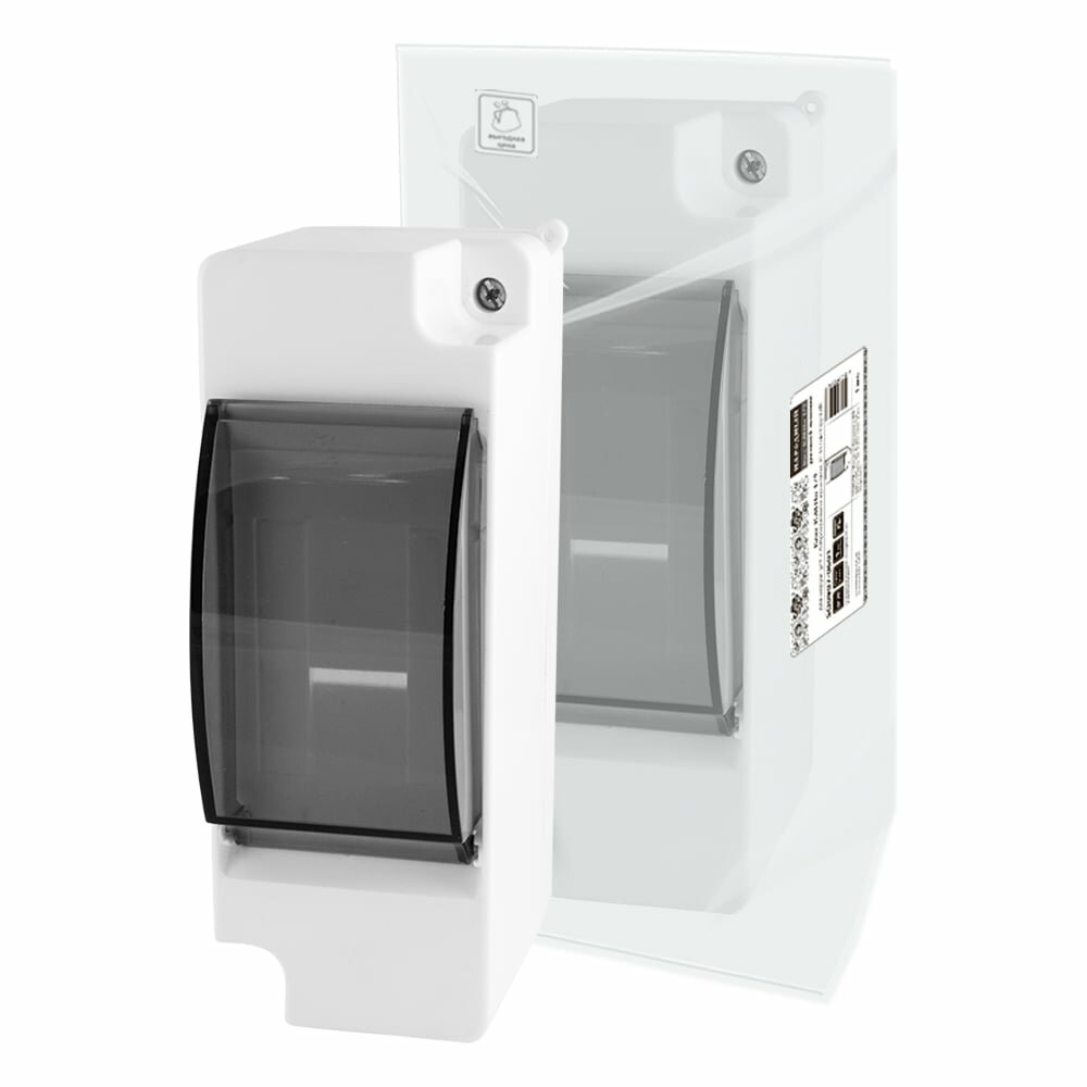 Бокс TDM ELECTRIC КМПн-1/2 для наружной установки с прозрачной крышкой, IP30, Народный SQ0907-0601