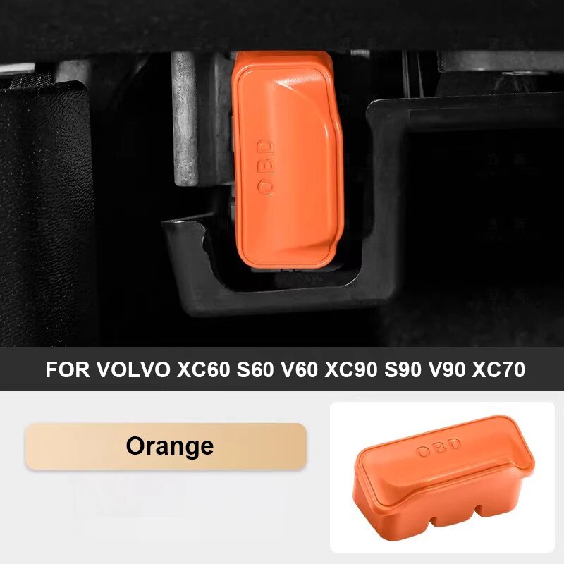 Защита OBD разъема Volvo XC60 S60 V60 Orange