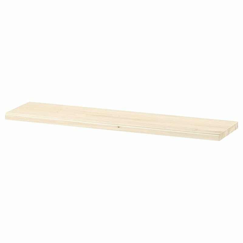 Полка IKEA TRANHULT, 80x20 см, осина 103.998.86