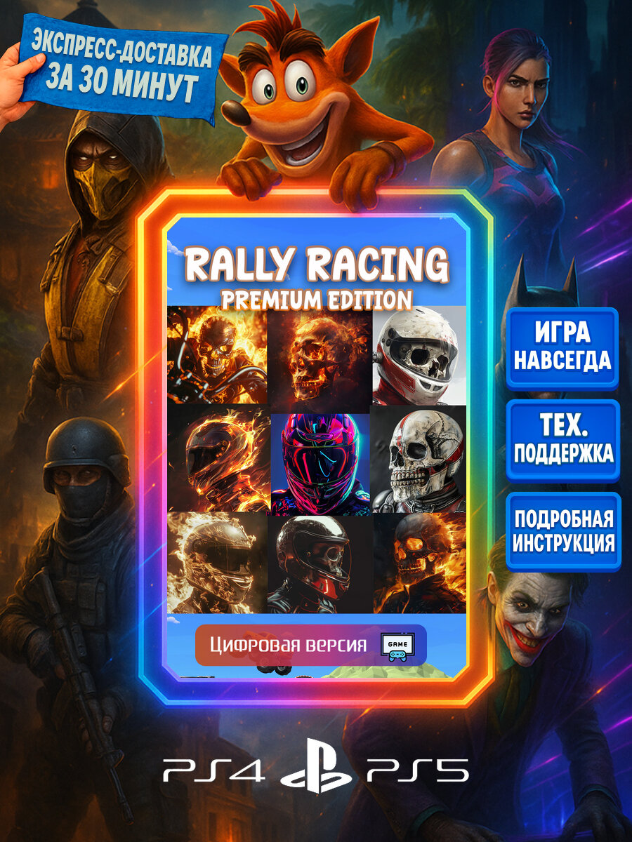 Rally Racing Prem. Ed. PS4/PS5 | Моментальная доставка | Английский язык | Вождение и гонки