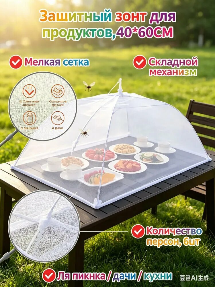 Защитный зонт для продуктов, 1 предм.