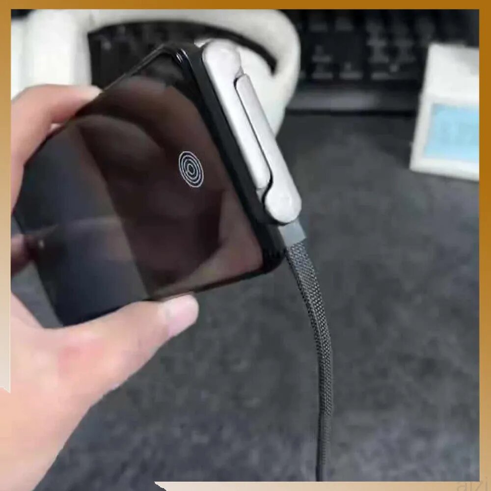 Универсальный кабель-зарядное устройство с подставкой, 240 Вт, USB-C