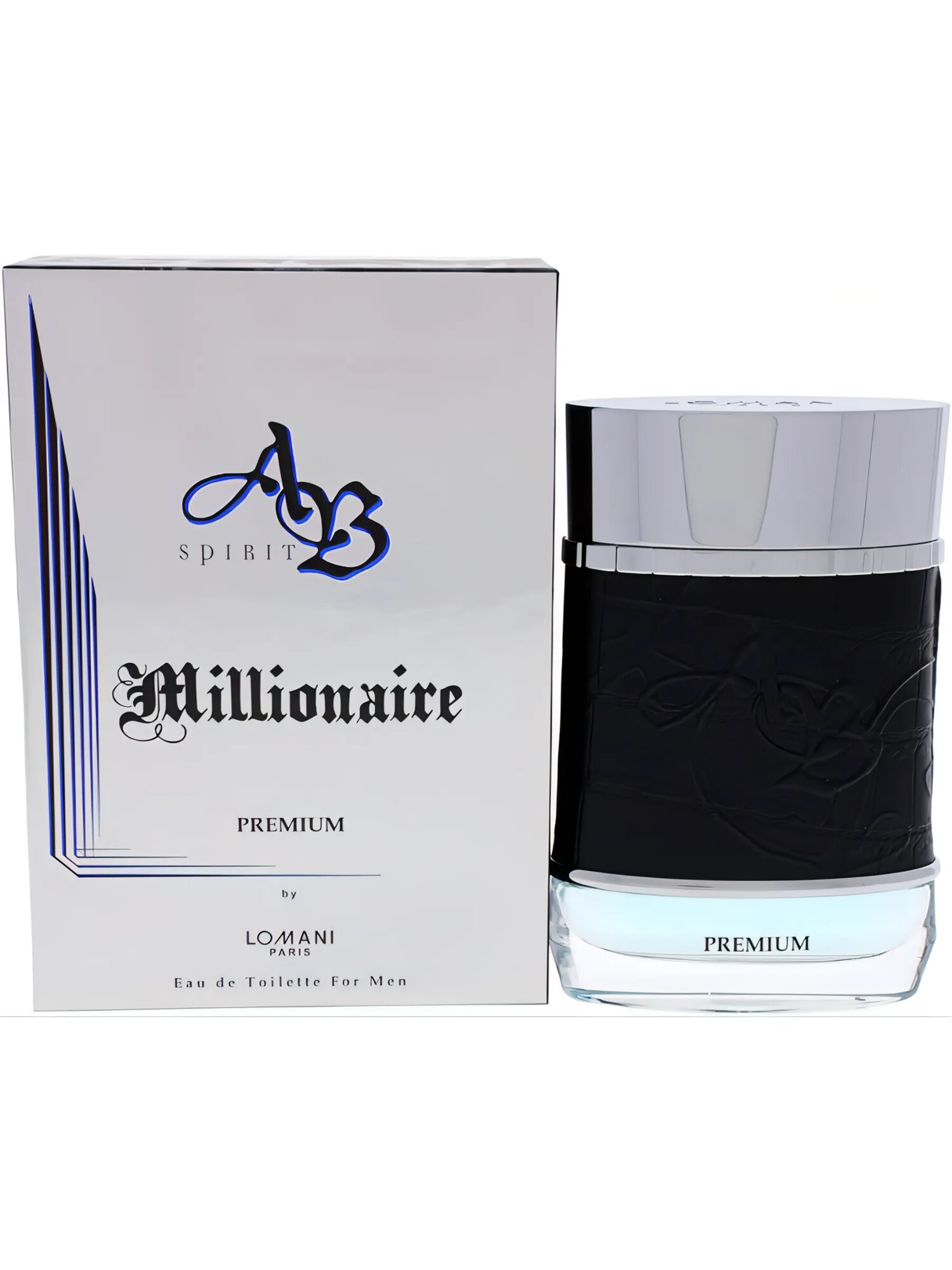 Lomani Туалетная вода для мужчин Ab Spirit Millionaire Premium свежий, цветочный, древесный, спрей 100 мл в футляре