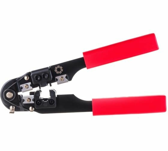 Обжимные клещи для обжима коннекторов и зачистки витой пары 5bites RJ-45 8P8C LY-T210C