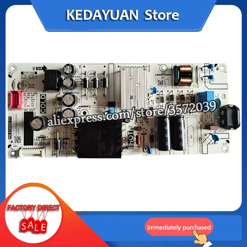 Плата питания для 43V8E PW. A100W2.771