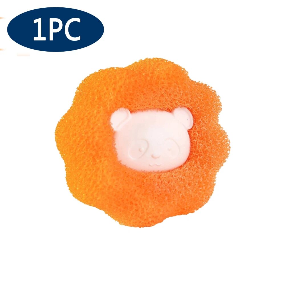 Шарики для стирки XMSJ для удаления шерсти Оранжевый, 1PC