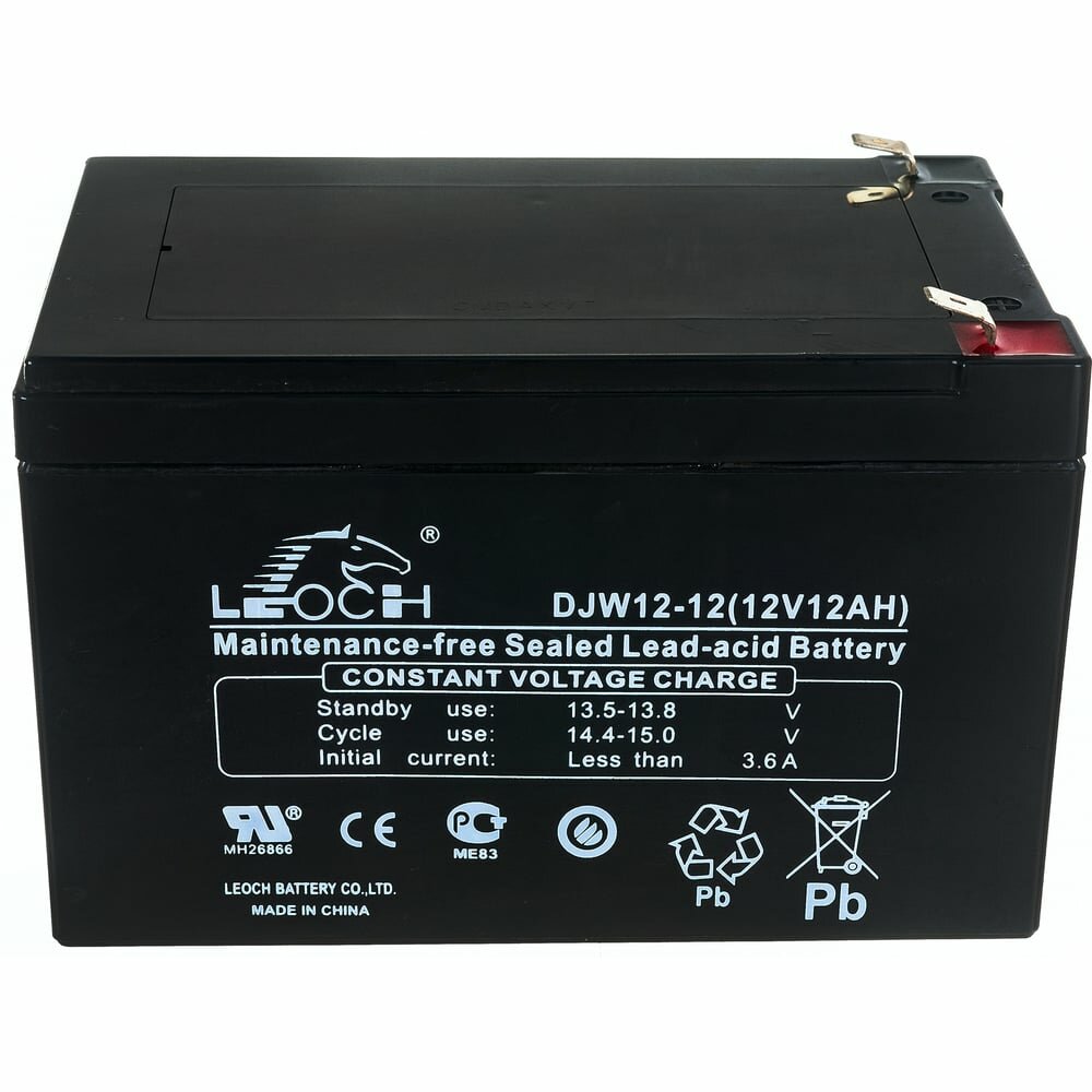 Аккумулятор для ИБП Leoch DJW12-12 12В, 12 Ач УТ-00000618