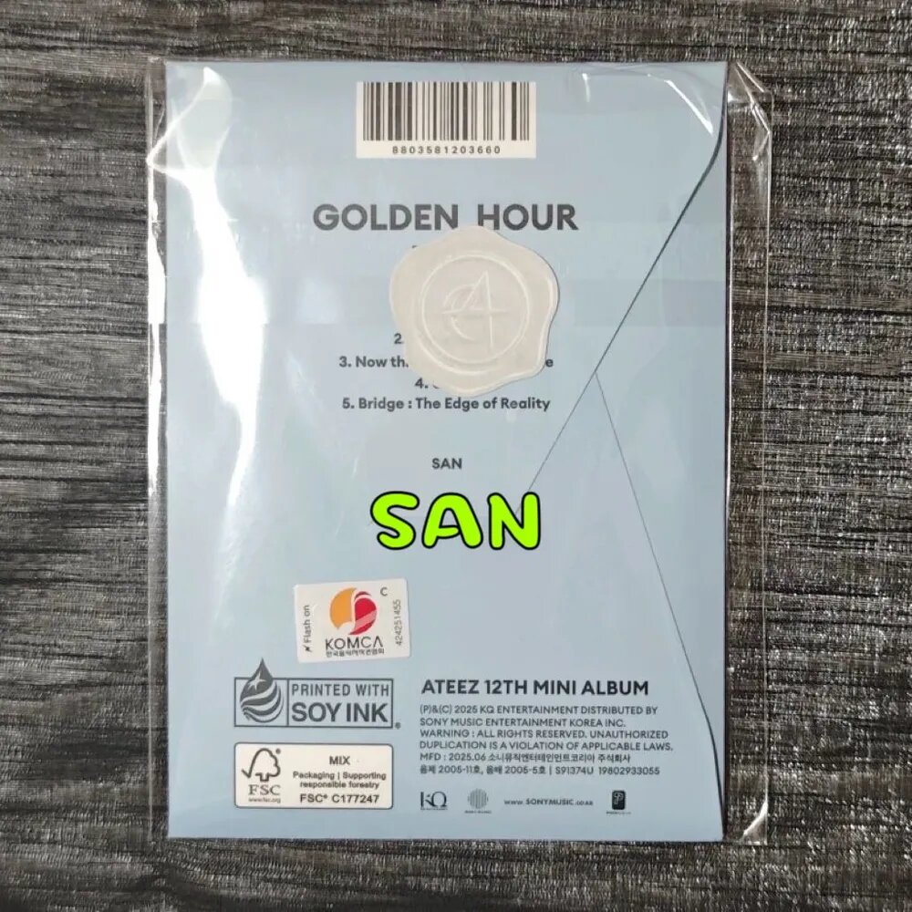 ATEEZ - GOLDEN HOUR : PART.3 12th Mini Album (CD, Import, 2025)