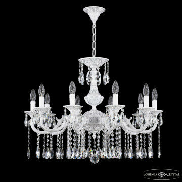 Люстра с хрустальными подвесками AL78101/10/250 A WMN Bohemia Ivele Crystal (Богемия Ивеле Кристалл)