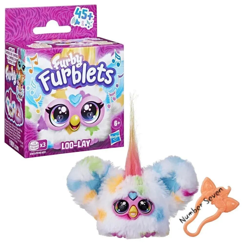 Hasbro Furby Furblets Plush Toy Ферби Интерактивные плюшевые игрушки с голосовой активацией и модными аксессуарами