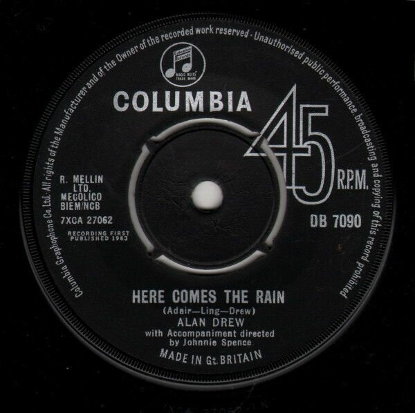 Пластинка Alan Drew "Always The Lonely One" 7" (Single/UK/1963) VG/VG
