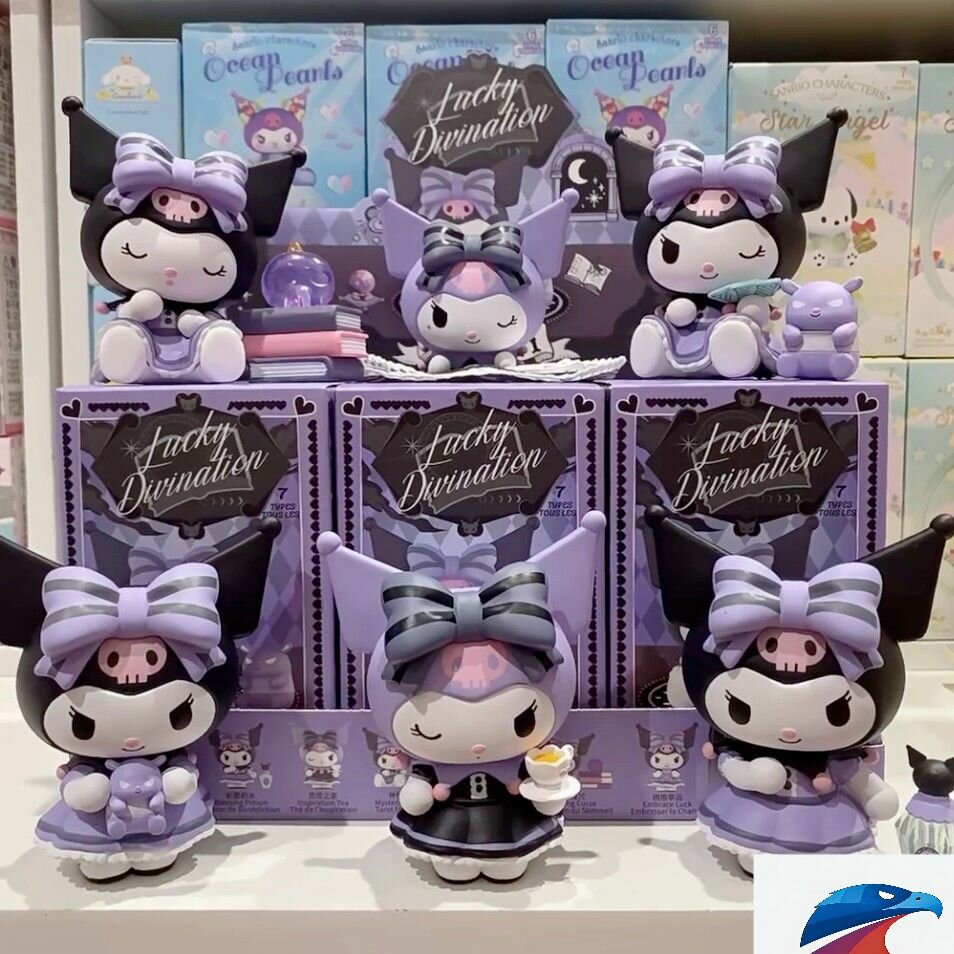 Сюрприз-бокс Куроми Sanrio Lucky Fortune, фигурка-статуэтка, декор на стол, стильный подарок для девушек, игрушка, отправка 1 штуки случайная бокс с сюрпризом фигурка декор для стола подарок